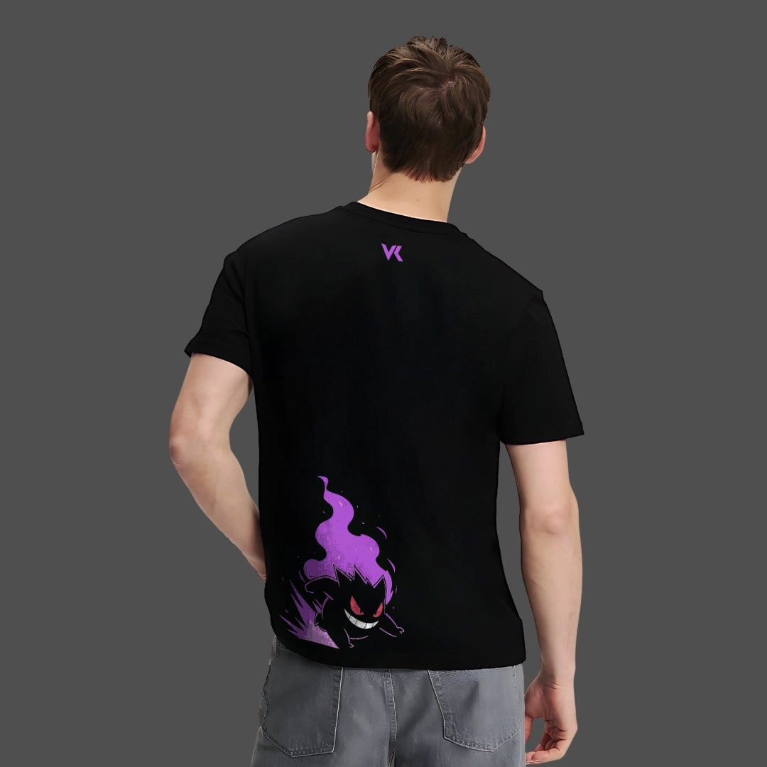 Gengar Black Streetwear T-Shirt – Regular Fit by Vlack | Vlack